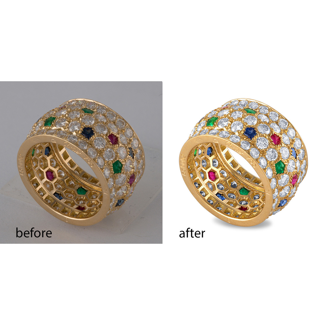 Jewelry photography editing and retouching services, high end photo ...
