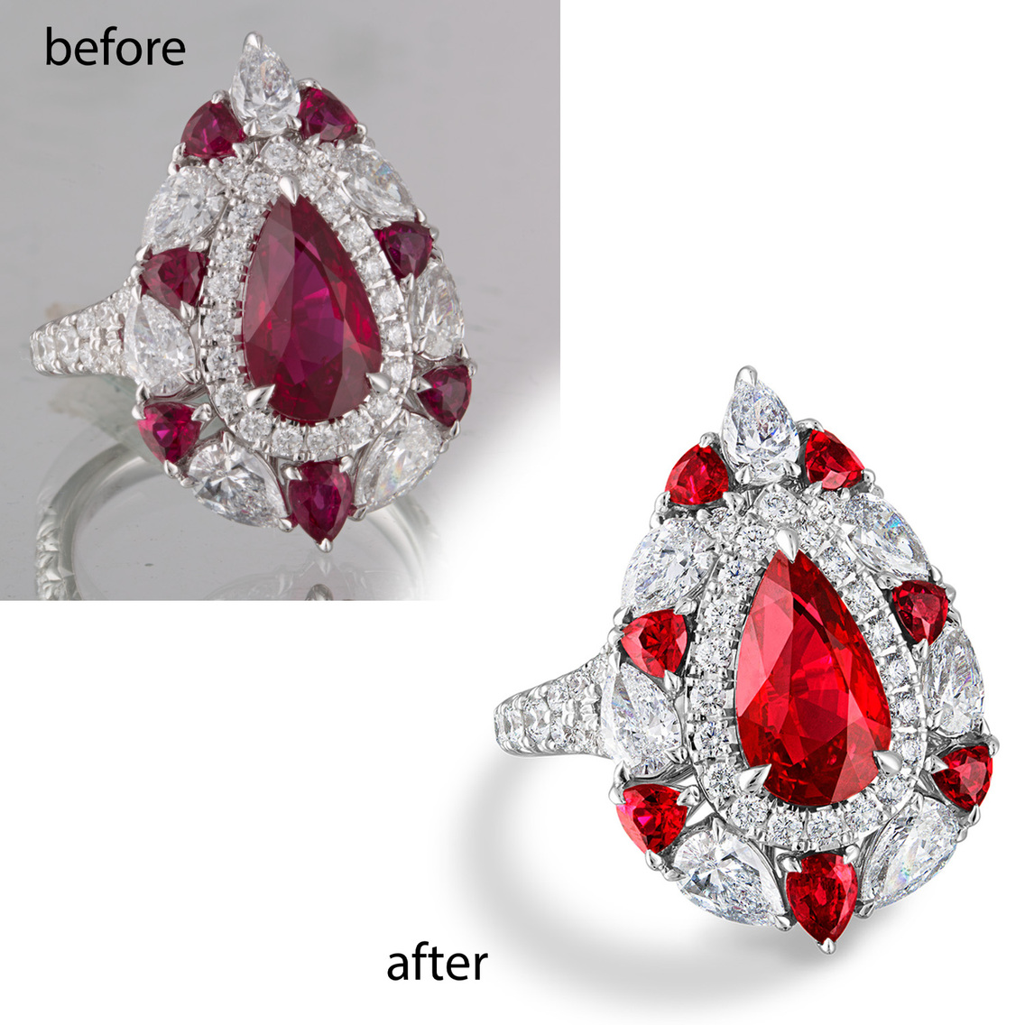 Jewelry photography editing and retouching services, high end photo ...